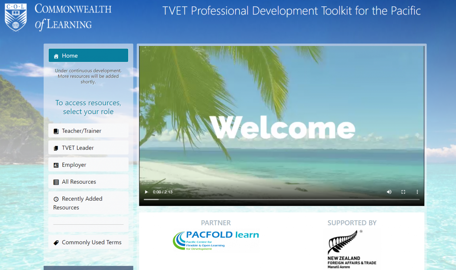 Launch of a TVET Online Toolkit – Pacific Partnership